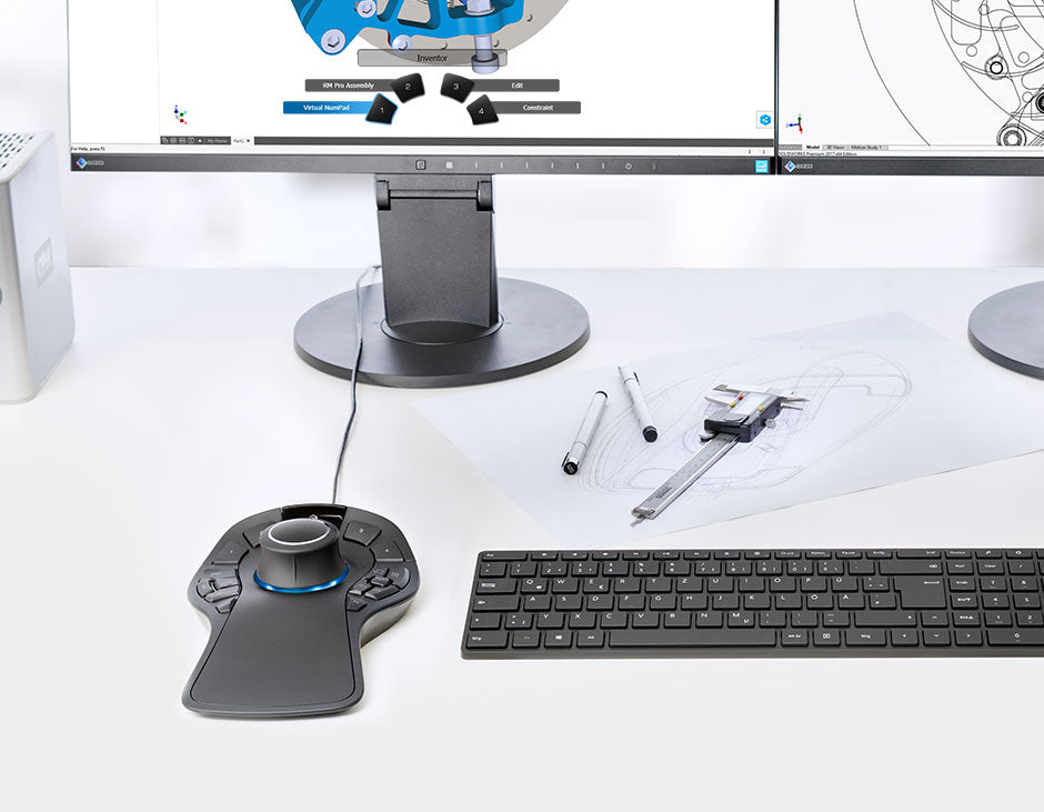 3Dconnexion SpaceMouse Pro | Advanced 3D Navigation Mouse | 3DxWorld